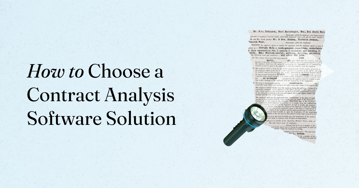 Top Contract Analysis Software 2023